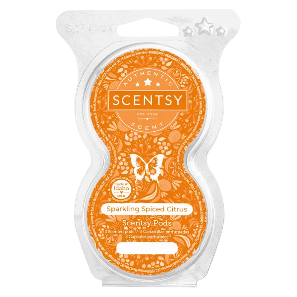 Sparkling Spiced Citrus Scentsy Pod Twin Pack | Home Fragrance Biz | USA